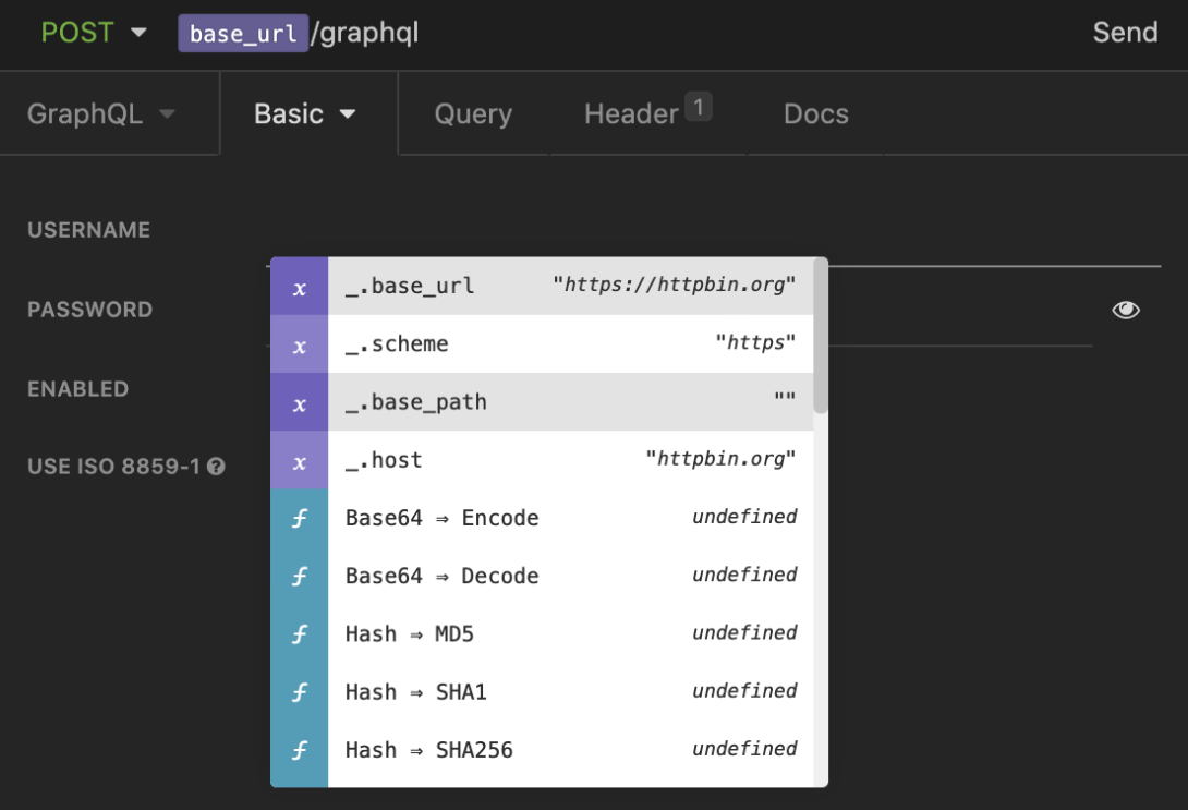 Environment Variables Insomnia Docs